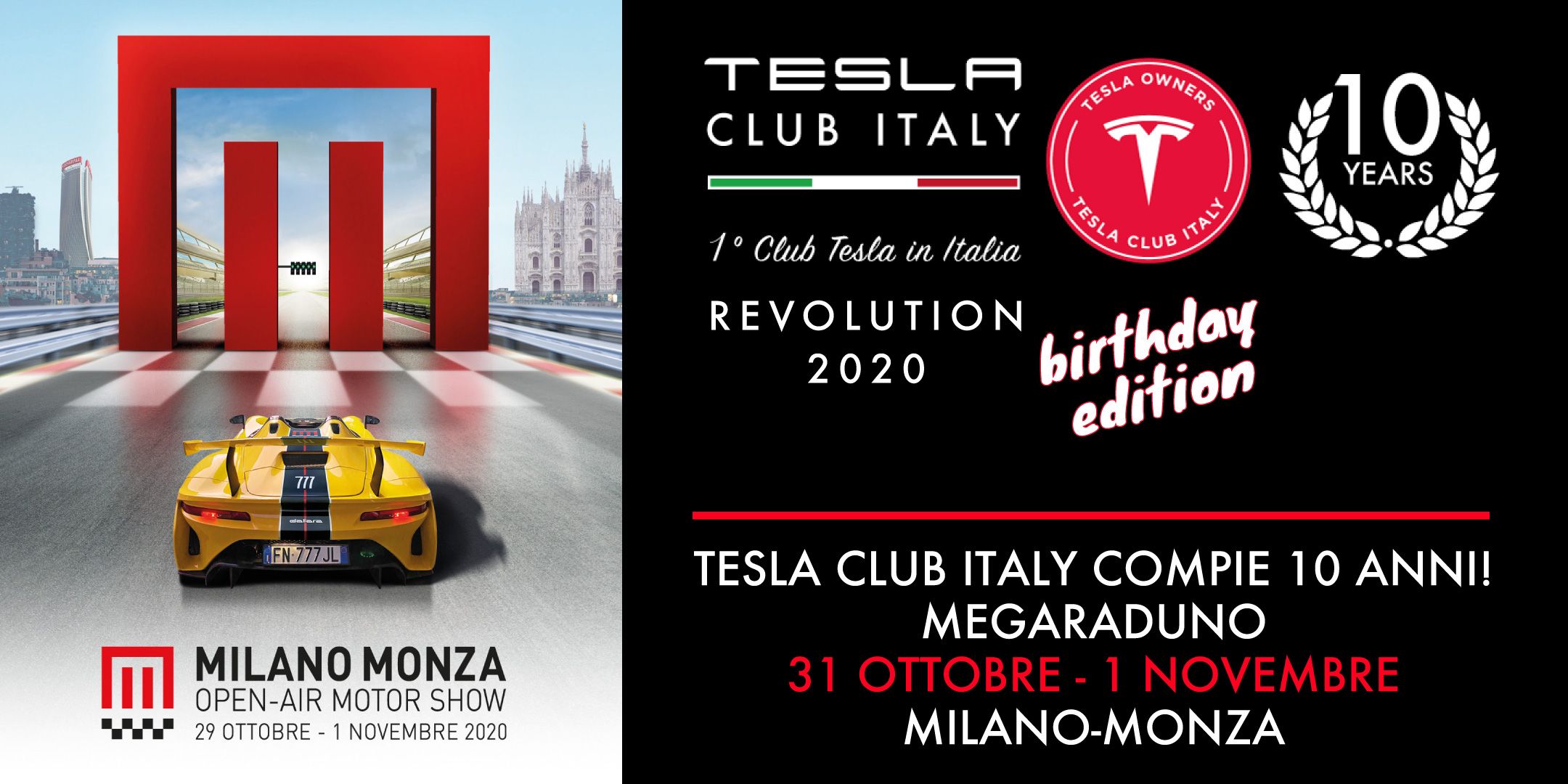 Tesla Club Italy Revolution 2020 Birthday Edition rinviato al 2021 ...
